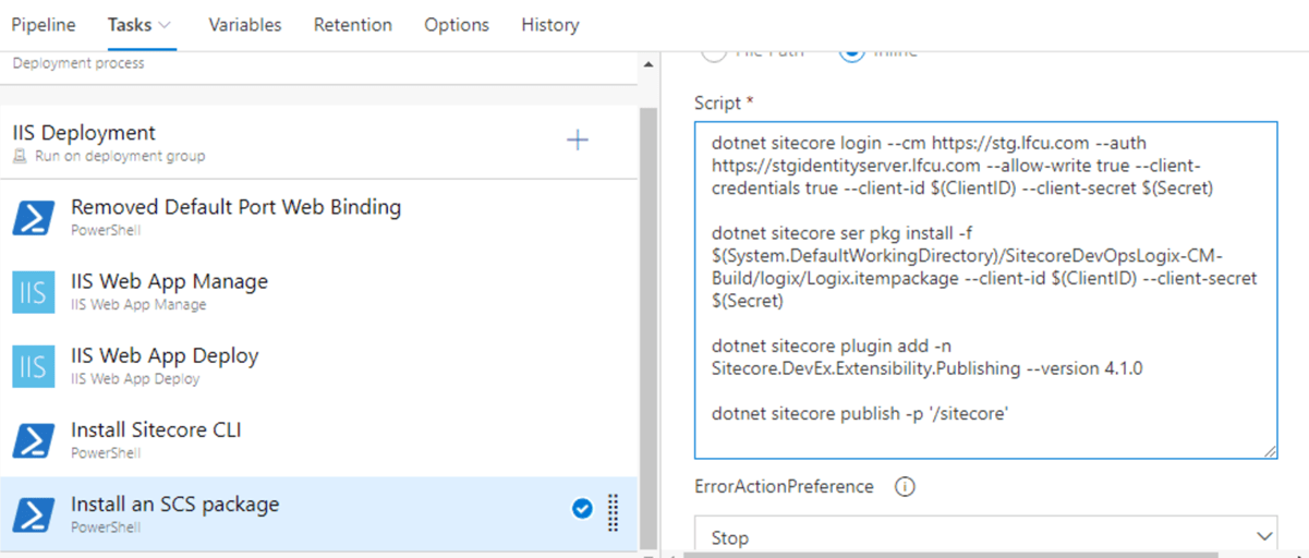 Automated Deployments with Sitecore Content Serialization in Azure DevOps
