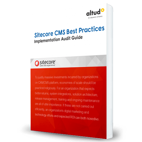 Sitecore CMS Best Practices Implementation | Altudo Sitecore CMS Best Practices Implementation | Altudo